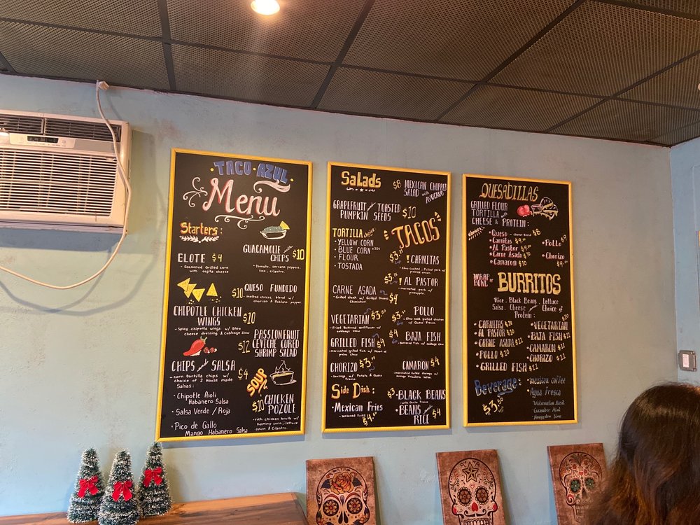 Taco Azul Restaurant in Queens / Menus & Photos