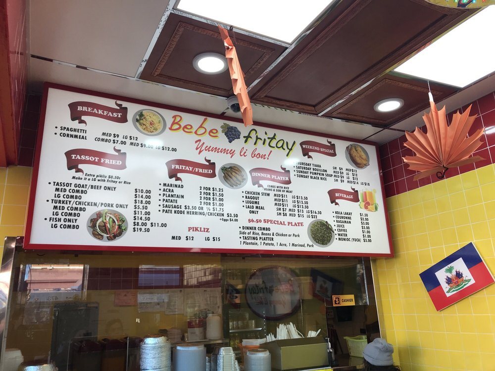 Bebe Fritay Restaurant Restaurant in Brooklyn / Official Menus & Photos
