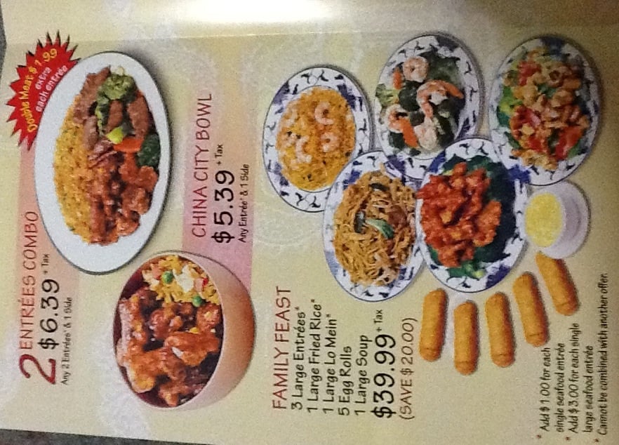Little China City Restaurant in The Bronx / Official Menus & Photos