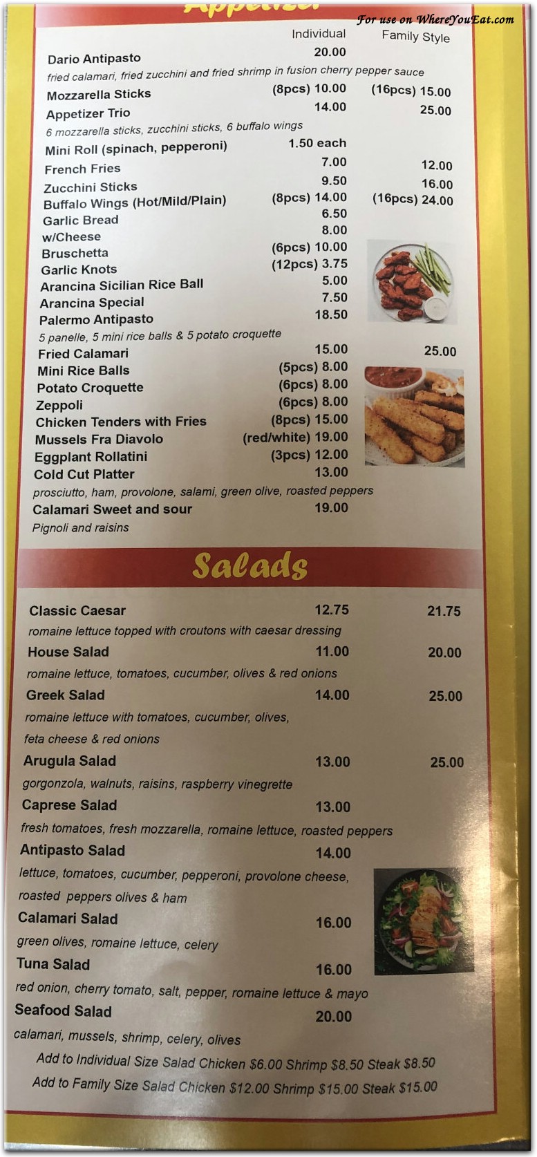 Palermo Pizzeria Restaurant Restaurant in Staten Island / Official ...