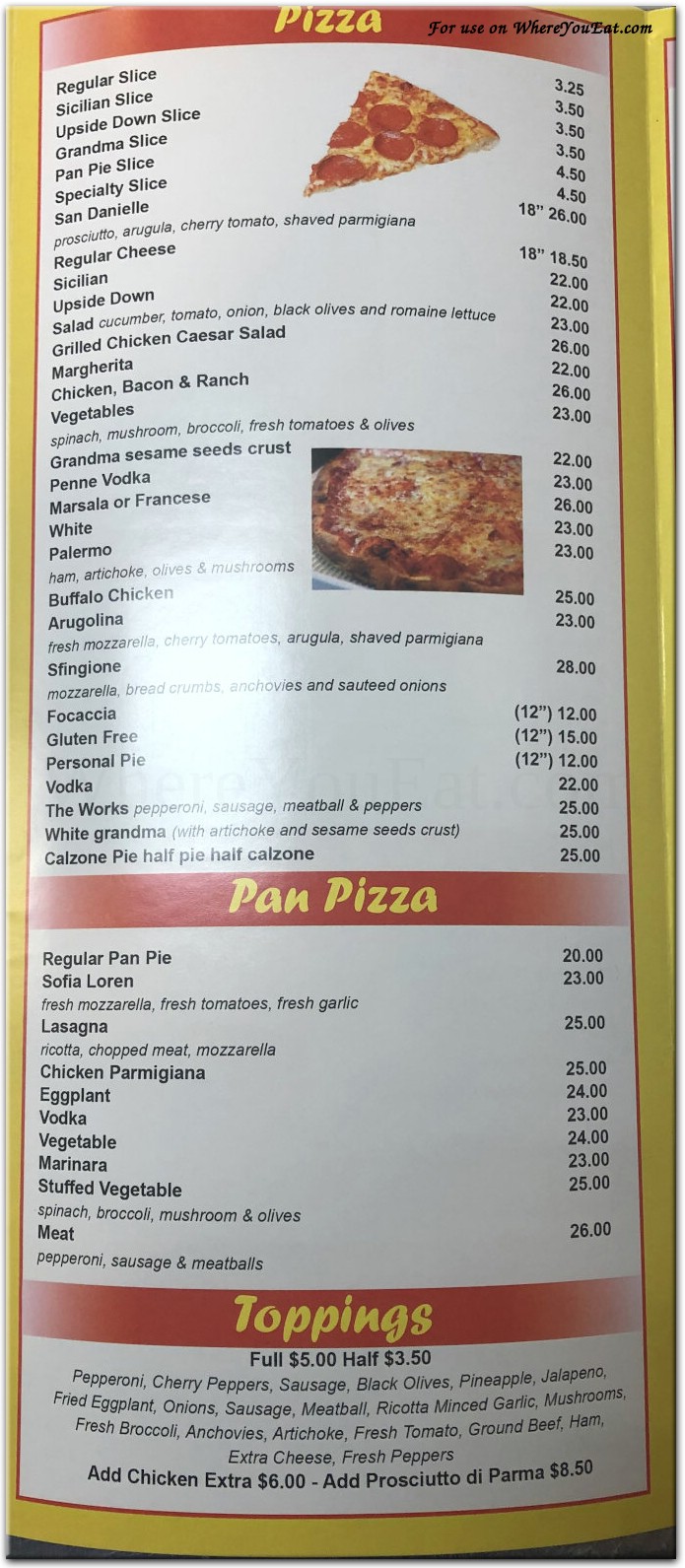 Palermo Pizzeria Restaurant Restaurant in Staten Island / Official ...