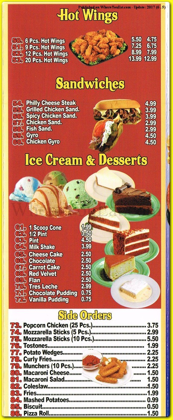 Place Fried Chicken Restaurant in Brooklyn / Menus & Photos