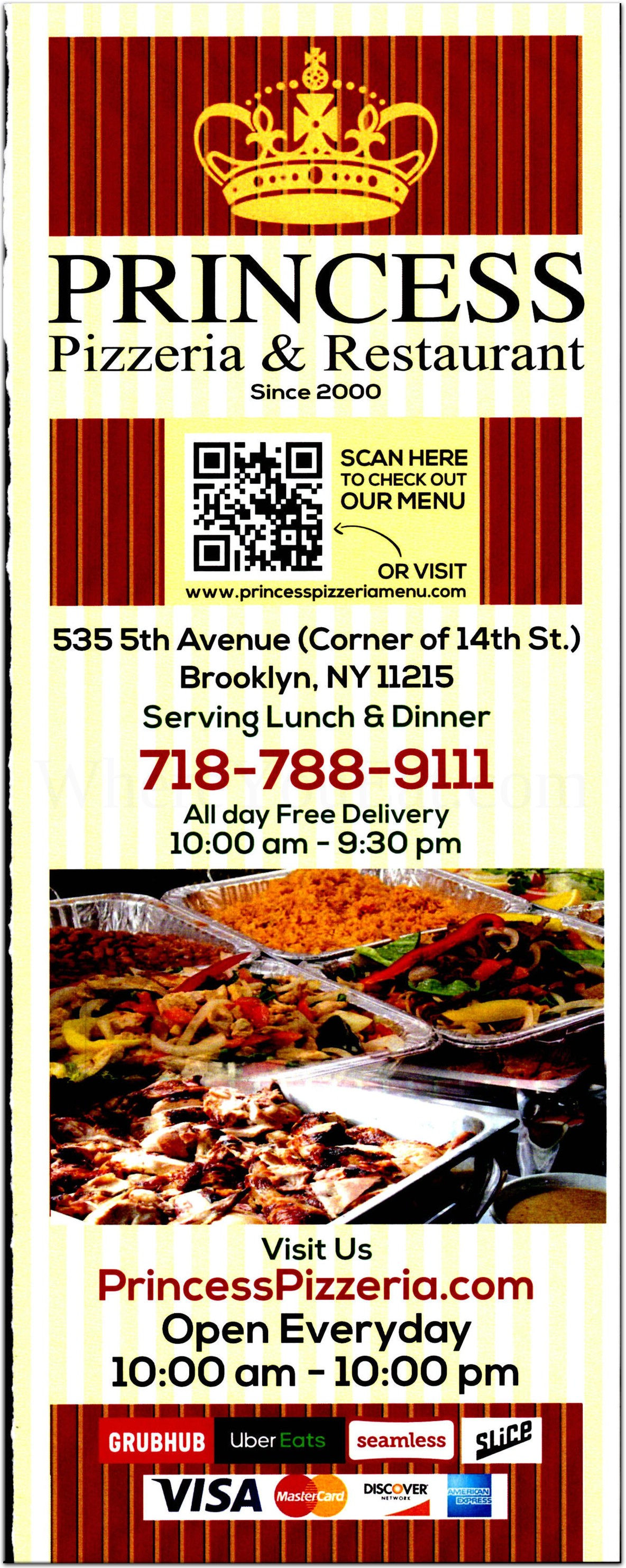 Princess Restaurant in Brooklyn / Official Menus & Photos