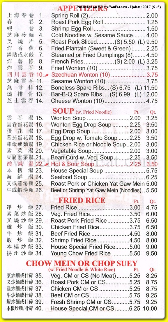 Long River Restaurant in Brooklyn / Official Menus & Photos