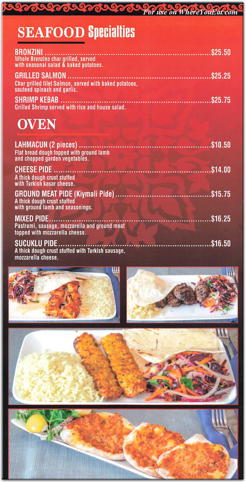 Turkish Grill Restaurant in Queens / Official Menus & Photos