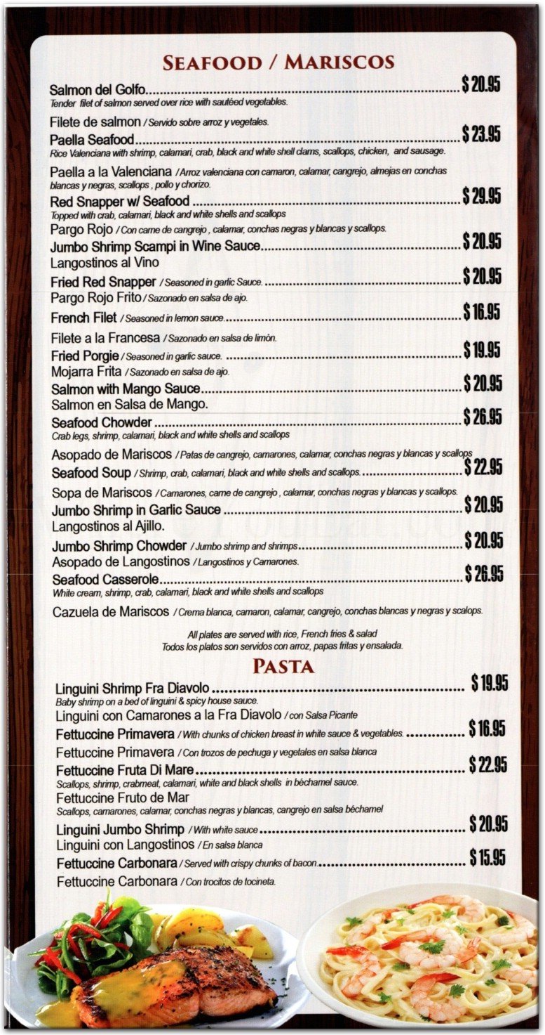 Las Margaritas Restaurant in Queens / Official Menus & Photos