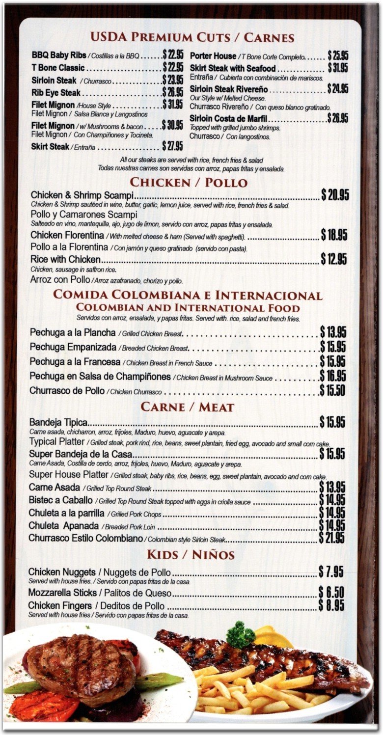 Las Margaritas Restaurant in Queens / Official Menus & Photos