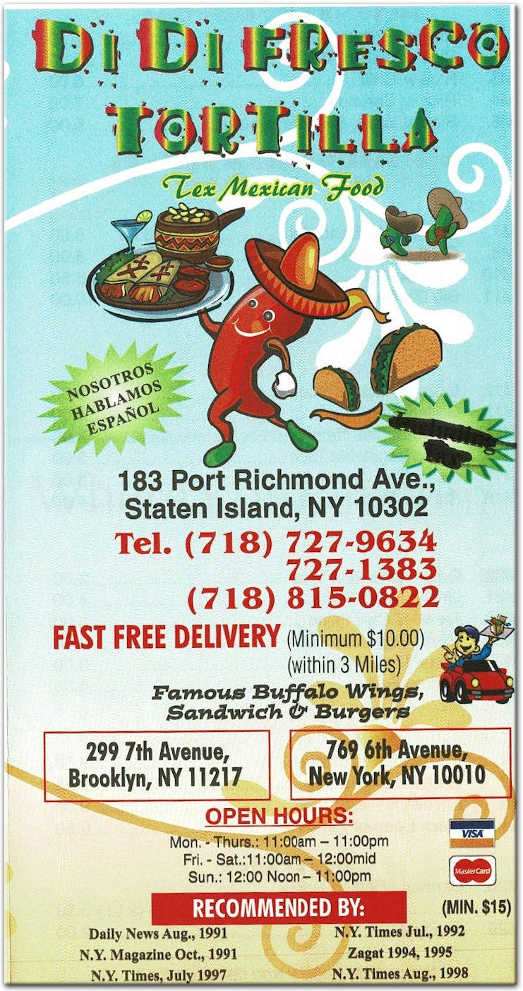 Di Di Restaurant in Staten Island / Menus & Photos