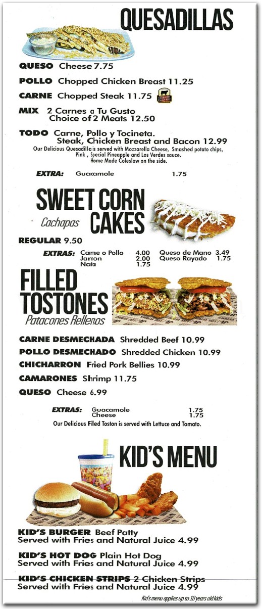 Los Verdes Restaurant in Queens / Official Menus & Photos