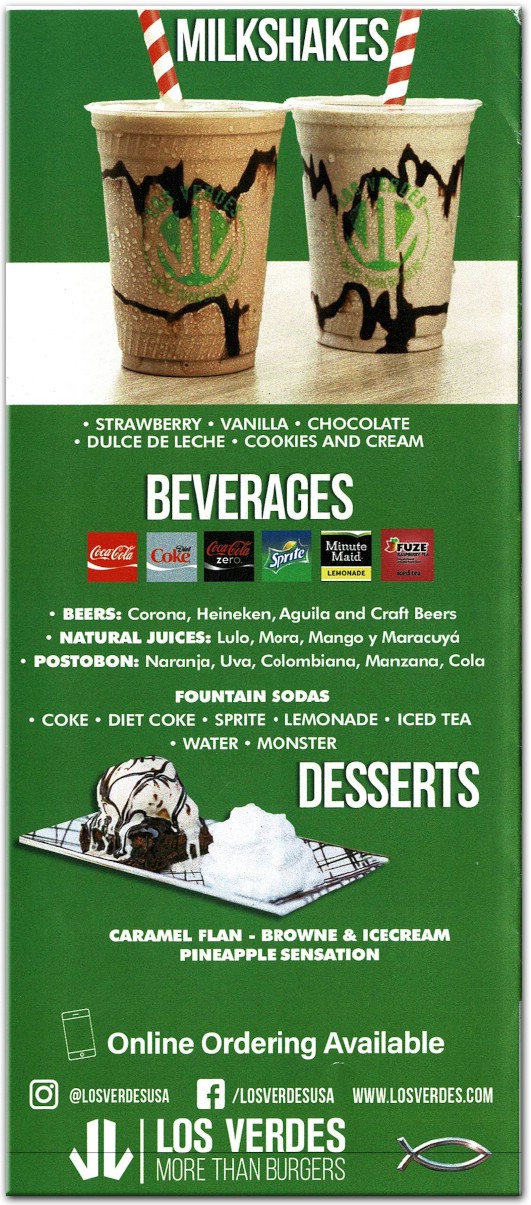 Los Verdes Restaurant in Queens / Official Menus & Photos
