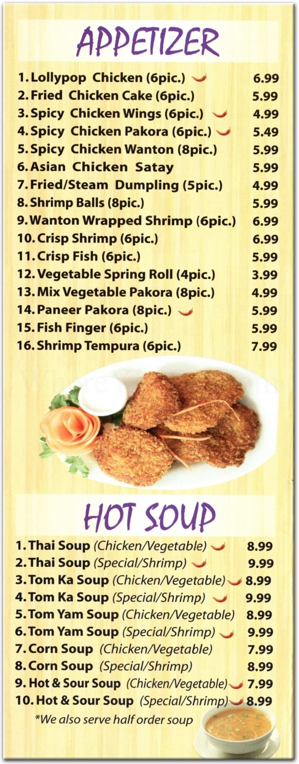 Chang Pai Restaurant in Queens / Official Menus & Photos