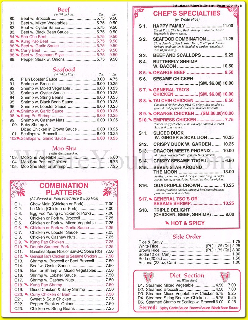 China One Restaurant in Brooklyn / Menus & Photos