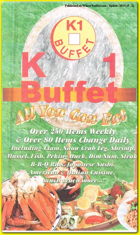 K One Buffet Restaurant in Brooklyn / Official Menus & Photos