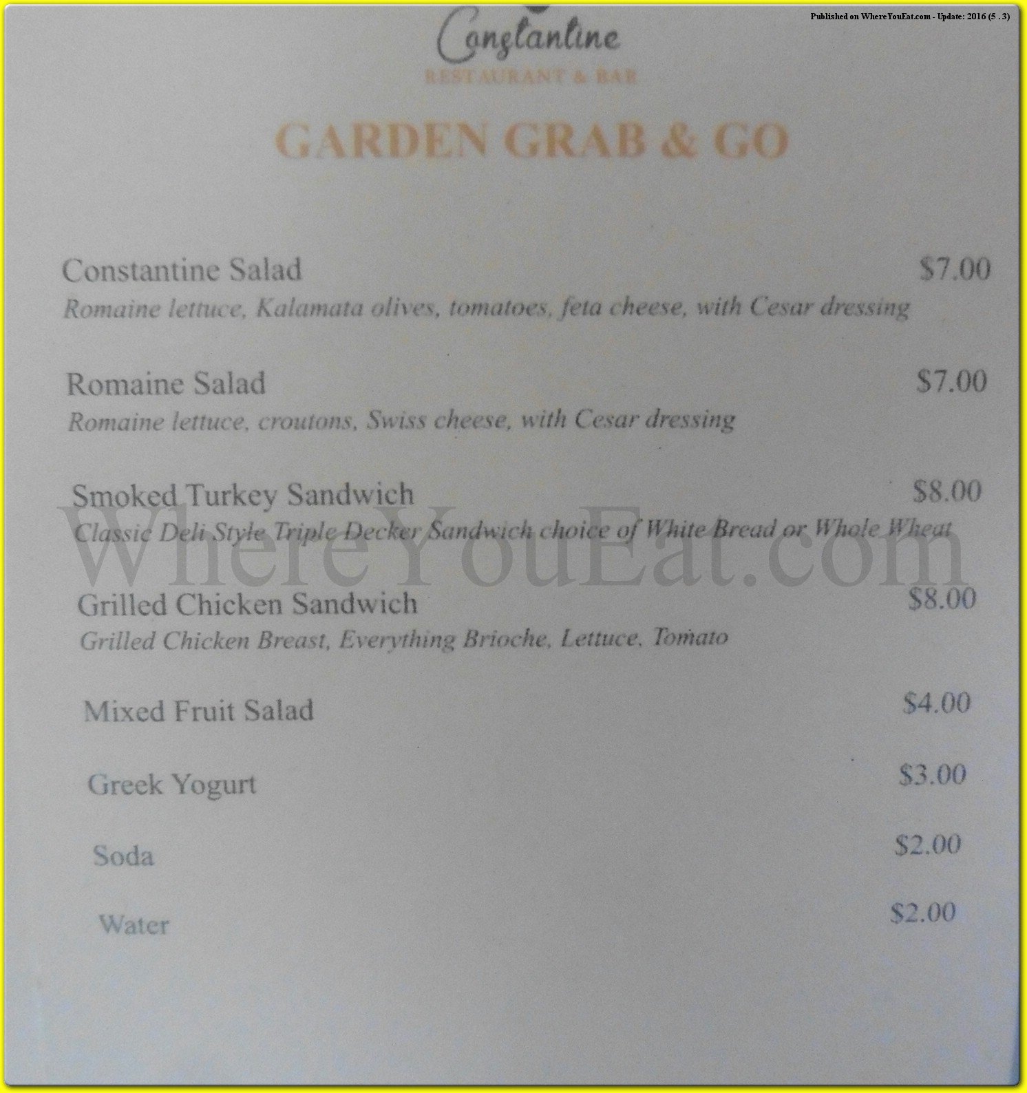 Constantine Restaurant Menu _ Restaurant Constantine Menu – KJKDL