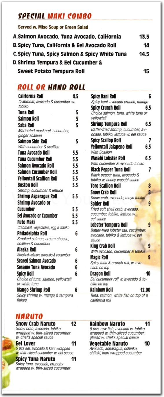 Musashi Asian Cuisine Restaurant in Brooklyn / Official Menus & Photos