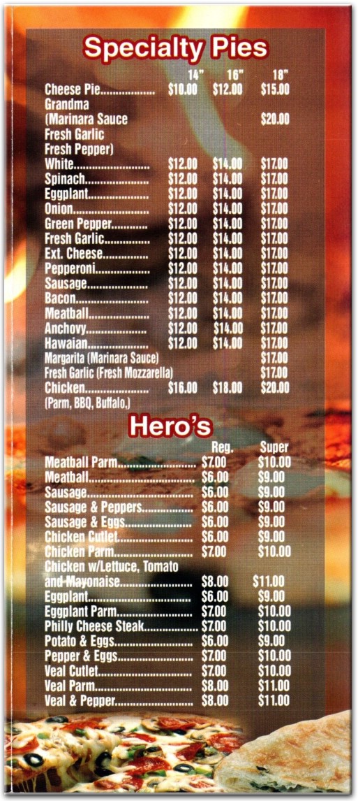 Two Brothers Pizza Restaurant in The Bronx / Official Menus & Photos