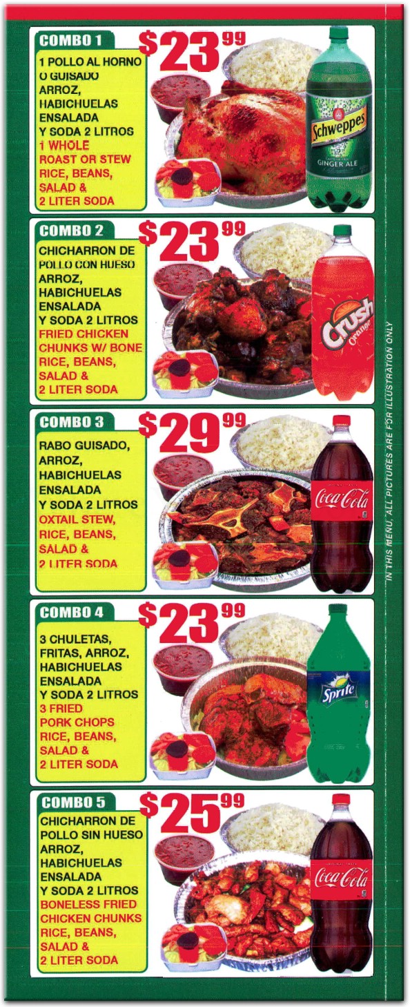 El Valle Restaurant in The Bronx / Official Menus & Photos