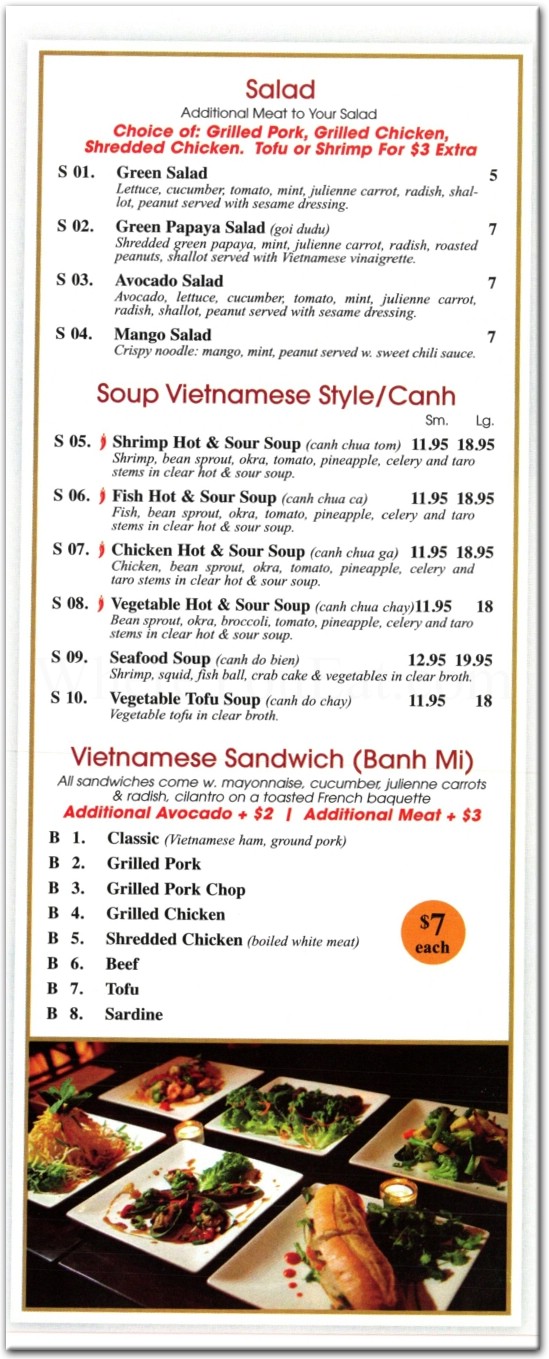 Ha Noi Restaurant in Brooklyn / Official Menus & Photos