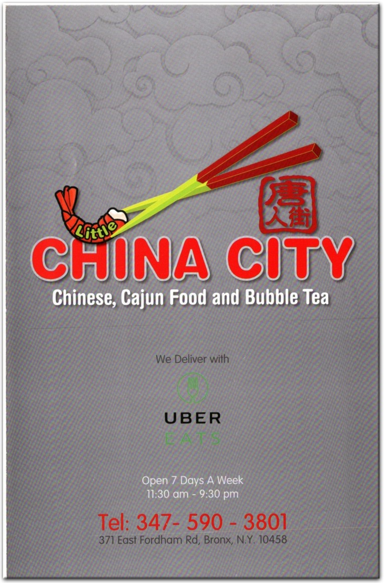 Little China City Restaurant in The Bronx / Official Menus & Photos