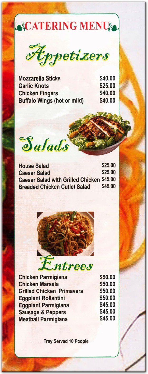 Mario's Pizza Restaurant in The Bronx / Official Menus & Photos