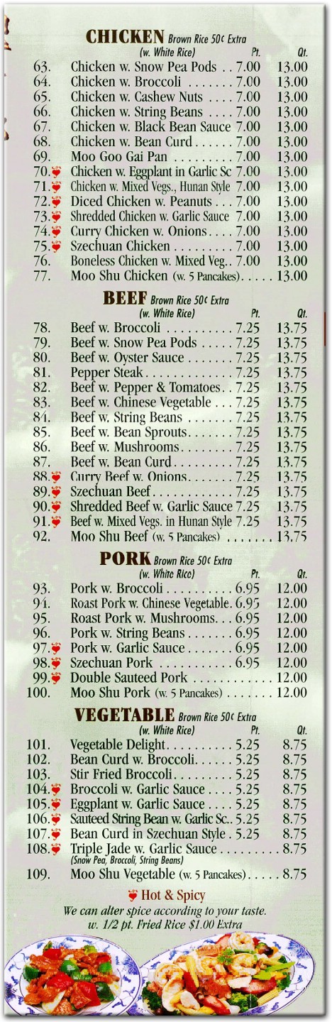 Chan's Village Restaurant in The Bronx / Official Menus & Photos