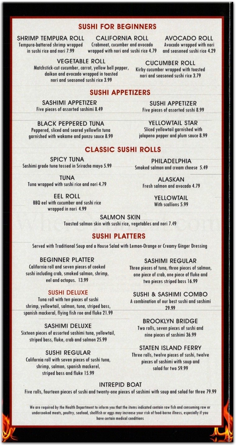 Arirang Restaurant in Staten Island / Official Menus & Photos