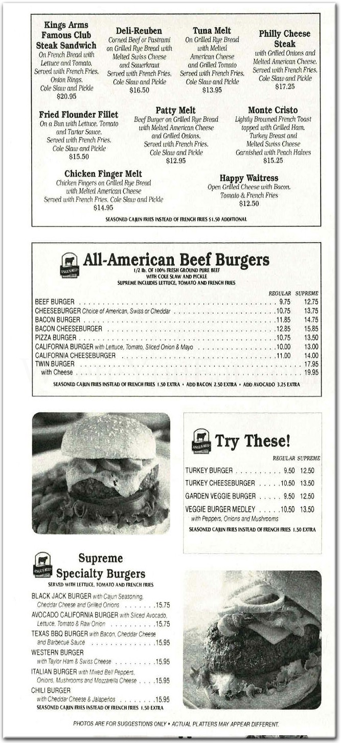 Kings Arms Restaurant in Staten Island / Official Menus & Photos
