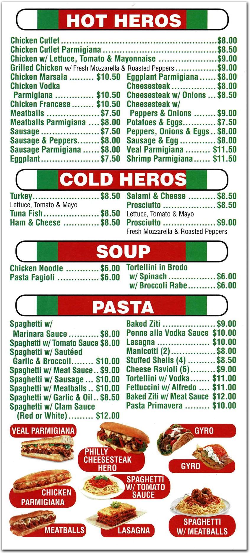 Avanti's Pizza New Dorp Restaurant in Staten Island / Official Menus ...