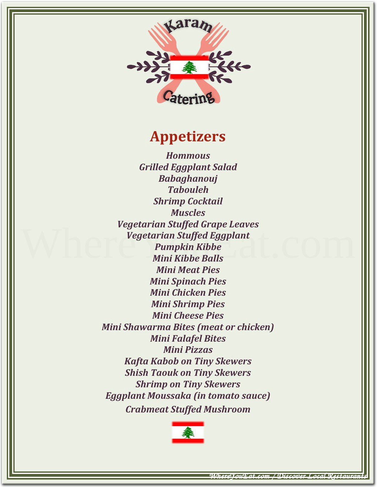 KARAM Restaurant Restaurant in Brooklyn / Official Menus & Photos