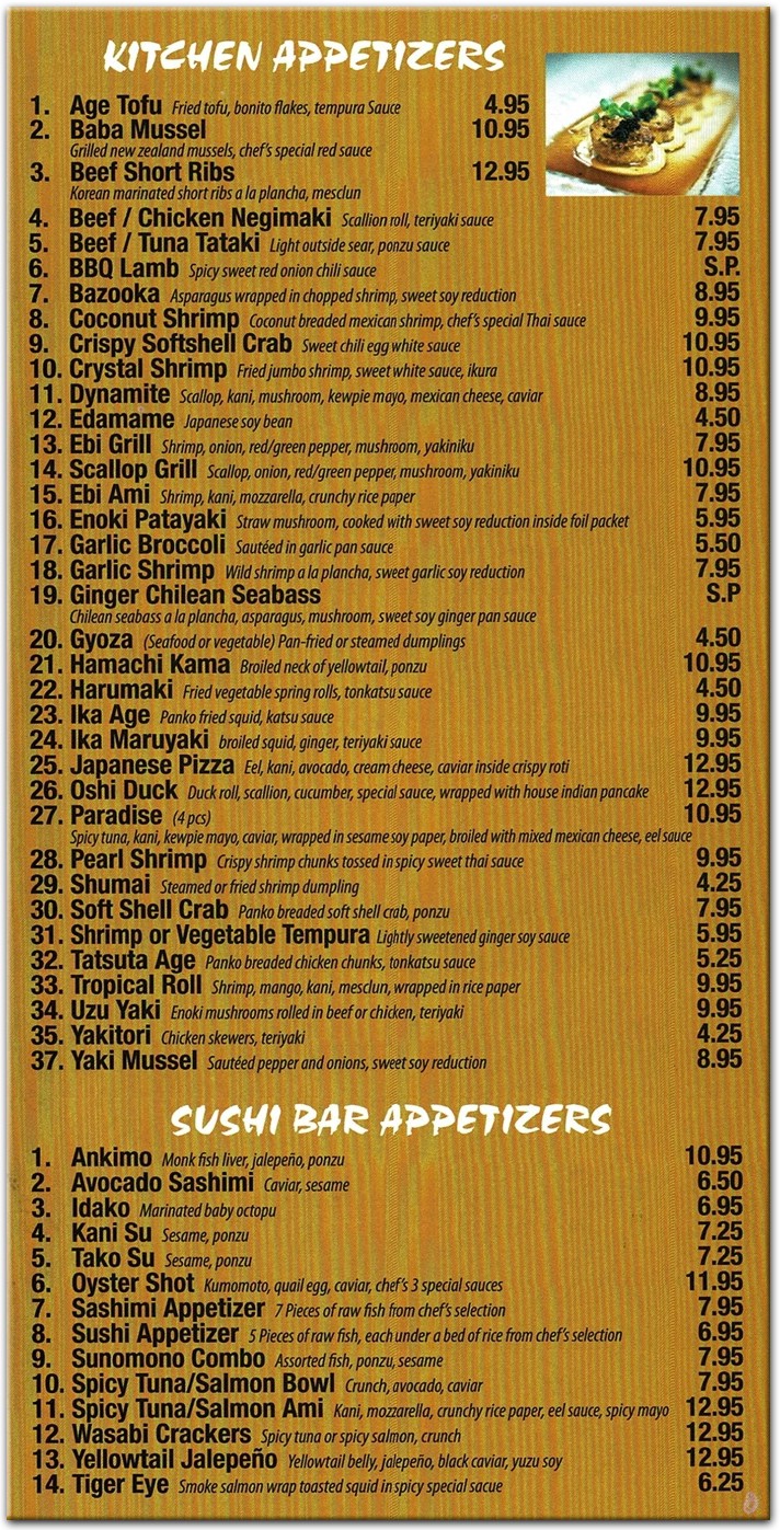 Mitoushi Quentin Road Restaurant in Brooklyn / Official Menus & Photos