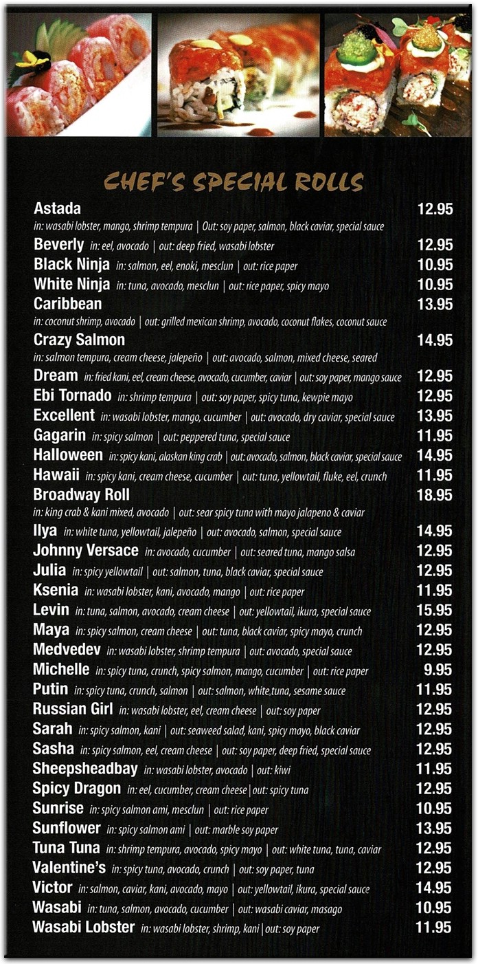 Mitoushi Quentin Road Restaurant in Brooklyn / Official Menus & Photos