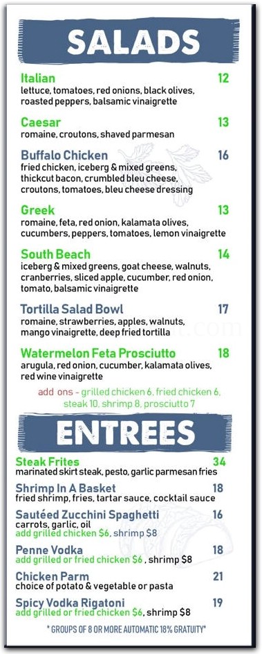 District Restaurant in Staten Island / Official Menus & Photos